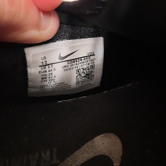 Nike | Shoes | Womens Nike Metcon Vo2 Black Shoes | Poshmark